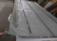 China Rotex Replacement Grommet Screen 316 Stainless Steel Canvas Edge Mining Applications for sale