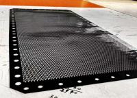 China Rotex Replacement Screen 304 Stainless Steel Black PU-Strip Food-Grade Compatible for sale