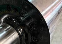 China Q345B Flow System Long Life Timechannels Between Inner And Outer Tube Separated With Welded Leading Spirals Cooling Roller Bopp Bopet Film Balance G2.5 for sale