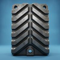 China Fixed Jaw Plate for Primary Crusher High Tensile Strength Alloy Steel Quarry Wear Component for sale