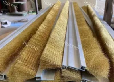 China Continuous Press Steel Belt Cleaning Brush, High Temperature Nylon Filament, Custom Length For Wood Panel Line for sale