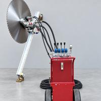 China Heavy-Duty Hydraulic Wall Saw With Variable Frequency Motor For Cutting And Demolition for sale