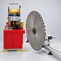 China Heavy-Duty Hydraulic Wall Saw With Variable Frequency Motor For Cutting And Demolition for sale