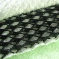 China High Strength Tri-Dimension HDPE Geocomposite Drain - 4-7.5mm Thickness, 2-4m Width for Civil Engineering for sale