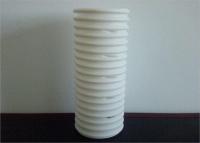 China Geocomposite Drain Permeable Corrugated Pipe Double Wall HDPE Material White Color for sale