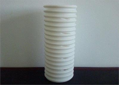 China Geocomposite Drain Permeable Corrugated Pipe Double Wall HDPE Material White Color for sale