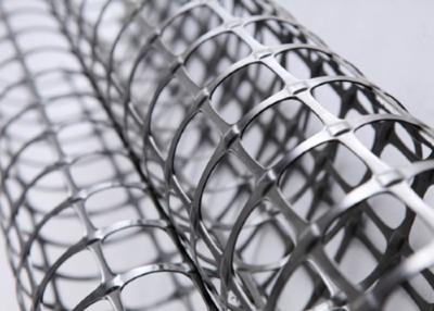 China PP Biaxial Geogrid 30/30 KN/m Square Network for Railway Construction Reinforcement for sale