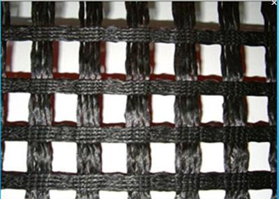 China Alkali Resistance Fiberglass Geogrid 50kN/m 100kN/m Reinforcement Fabric for Roads for sale