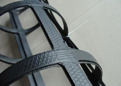 China Steel Plastic Composite Geogrid 100kN High Tensile Biaxial Geogrid for Soil Reinforcement for sale