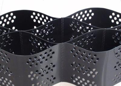 China HDPE Geocell Geoweb 3D Cellular Confinement System 150mm Height 330mm Welding Distance for sale
