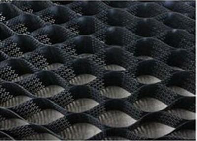China Black HDPE Geocell Virgin Plastic Honeycomb Geoweb 150mm Height 1.0mm Thickness for Parking Lot for sale
