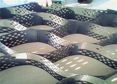 China Black Color Textured Surface Hdpe Geocell For Road Construction for sale
