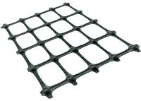 China Plastic PP Biaxial Geogrid 30kN/m Reinforcing Fabric Black for Soil Reinforcement for sale