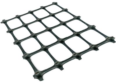 China Plastic PP Biaxial Geogrid 30kN/m Reinforcing Fabric Black for Soil Reinforcement for sale