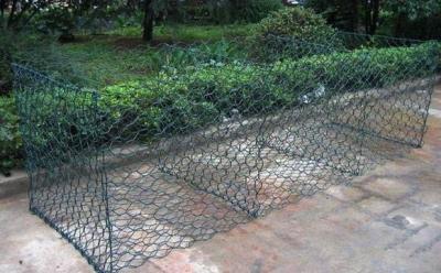 China PVC Coated Gabion Box 2mm-4mm Wire Diameter 60x80mm Mesh for Protection Projects for sale