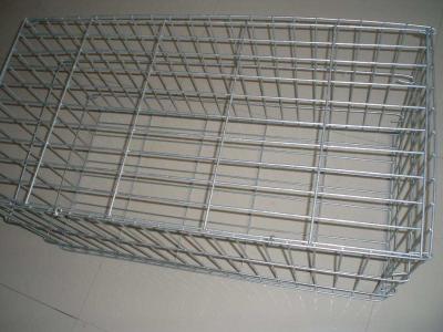 China Hot Dipped Galvanized Welded Gabion Box 2x1x1m 4mm Wire for Erosion Control for sale