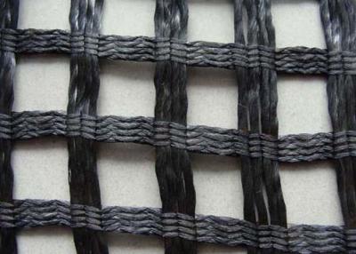 China Fiberglass Biaxial Geogrid 25-400kN Corrosion Resistant Road Reinforcement Fabric for sale