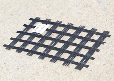 China Fiberglass Reinforced Geogrid 30-150 kN/m Strength for Embankment Reinforcement and Soil Stabilization for sale