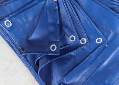 China Sunproof Geomembrane Pond Liner 230gsm PE Tarpaulin Cover Blue Heavy Duty 3 Layer for sale