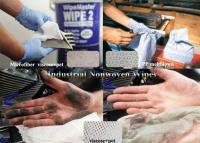 China Oil Absorbent Industrial Spunlace Nonwoven Wipes 30-200gsm Viscose PET Microfiber Woodpulp for sale