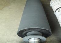 China Rubber Paper Making Machine Parts Grooved Press Roll For Paper Mill for sale