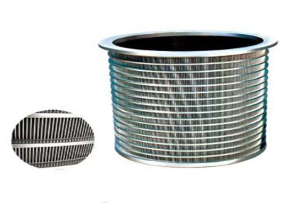 China SS316 380V Pressure Screen Basket for Paper Making Slot 0.1mm for sale