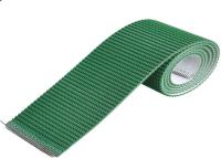 China Low Noise PVC Conveyor Belt 300N/mm Tensile Strength Green Fabric Corrugator Belt for sale