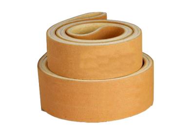 China Brown PBO Kevlar Industrial Felt Seamless Belt 600°C for Aluminum Extrusion Cooling Table for sale