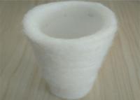 China Heat Resistant Polyester Felt Roll Tube Sleeve Needled Punched 180C Custom Length for sale