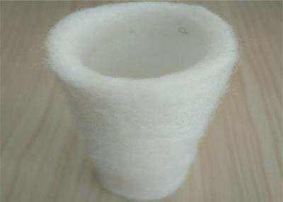 China Heat Resistant Polyester Felt Roll Tube Sleeve Needled Punched 180C Custom Length for sale