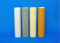 China 10mm Brown PBO & Para Aramid Felt Roller Sleeve Tube 600 Degree Heat Resistant for sale