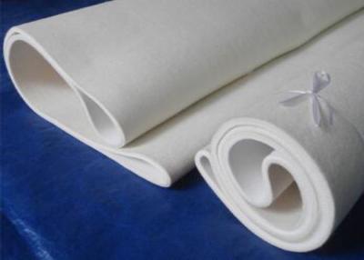 China White 12mm Calendering Felt for Compacting Machines Heat Resistant 220C for sale