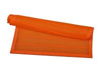 China 700mm x 1040mm Orange Polyurethane Fine Screen Mesh with 0.045-1.5mm Aperture for Quarry Operations for sale