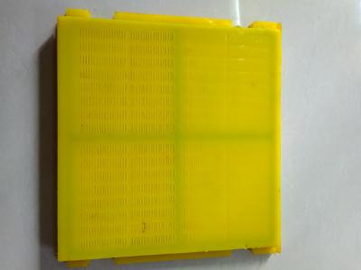 China 0.1mm Aperture Modular Dewatering Screen Panel for Sand Dewatering High Tensile Steel Frame 305x305mm for sale