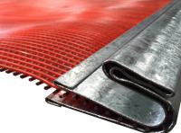 China Polyurethane Coated Vibrating Screen Mesh with Steel Core for Self Cleaning in Mining and Quarry for sale