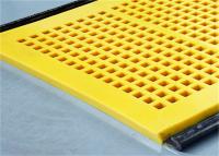 China Polyurethane Screen Panel 5mm to 50mm Aperture with Embedded Steel Frame for Mining for sale
