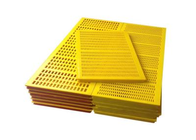 China Wear-Resistant Polyurethane Screen Panel 30mm-60mm Thickness Anti-Clogging for Quarry Mining for sale