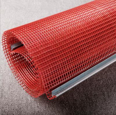 China Red Color Lightweight Tensioned Hook Polyurethane Screen Mesh with No Blind for Mining for sale