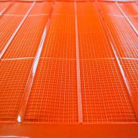 China Polyurethane Fine Screen Mesh 75micron Opening Abrasion Resistant Anti Blinding 700x1040mm for sale