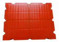 China Wear-Resistant Polyurethane Dewatering Screen Panel with Steel Frame and 305mm Width for Mining Industry for sale