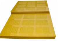 China Polyurethane Dewatering Screen Panel with Low Noise Operation, Steel Frame and Polyurethane Surface, Customizable Screen Dimensions for sale