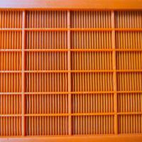 China Polyurethane Fine Screen Mesh 1040x700mm with 0.045mm Openings for Wet and Dry Screening Applications for sale