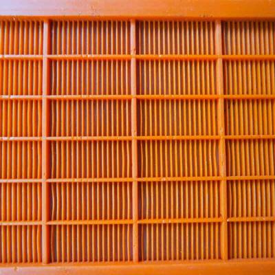 China Polyurethane Fine Screen Mesh 1040x700mm with 0.045mm Openings for Wet and Dry Screening Applications for sale