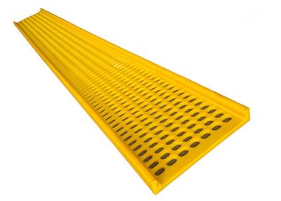 China Polyurethane Mining Screen Mesh Flip Flow Mats 4-5mm Thickness Aperture 2-32mm for sale