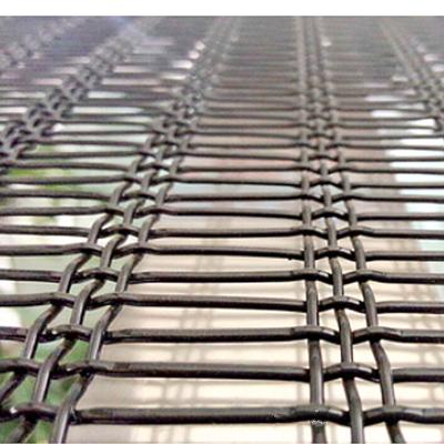 China Poly Ripple Rectangular Aperture Vibrating Screen Wire Mesh 3mm for Mine Quarry for sale