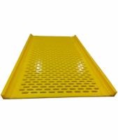 China Polyurethane Flip Flow Screen 3x10mm Aperture for Coal Screening Bolting Clamping Systems for sale