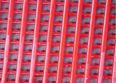 China Steel Wire Rope Core Polyurethane Self Cleaning Screen Mesh 1.5mm to 45mm for sale