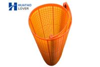 China Orange High Frequency Polyurethane Screen Mesh 0.15mm Fine Opening for Vibrating Screens Long Service Life for sale