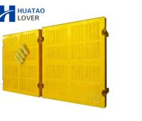 China Fine Sand Modular Dewatering PU Screen Panel with Steel Frame and Polyurethane Surface for Mining and Quarry for sale