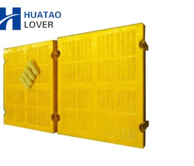 China Fine Sand Modular Dewatering PU Screen Panel with Steel Frame and Polyurethane Surface for Mining and Quarry for sale